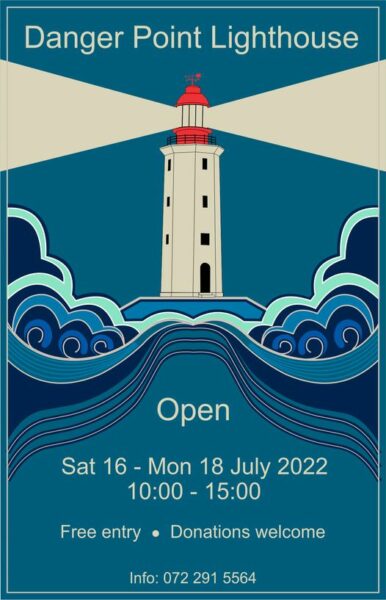 Danger Point Lighthouse Open Weekend: 16 - 18 July 2022 from 10:00 - 15 ...