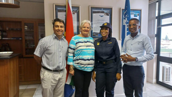 Mayor welcomes SAPS District Commissioner - Overstrand Municipality