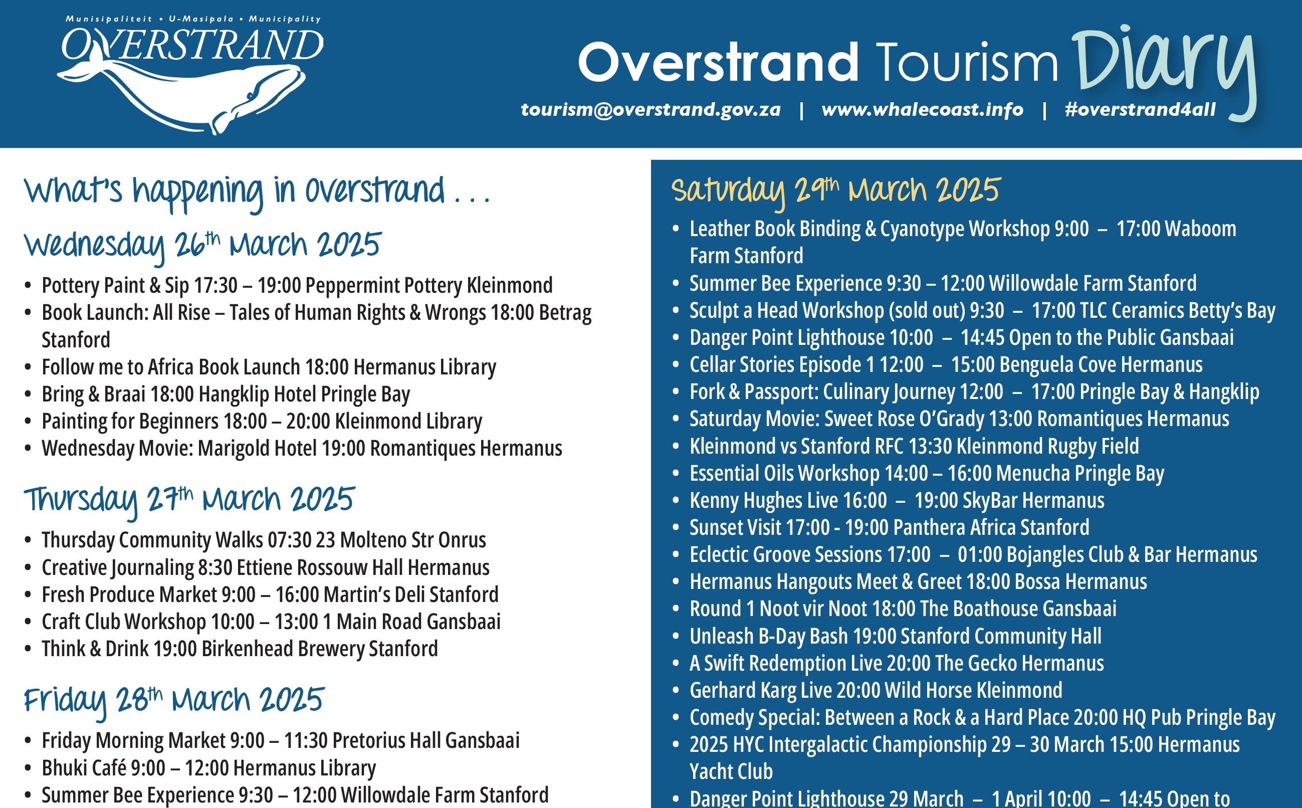 Home Page - Overstrand Municipality